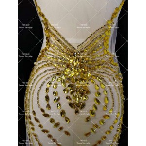 Rhinestone bodice - Front and Back Sets